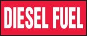 Safety Sign Sticker | Diesel Fuel Red PVC Sticker : Amazon.in: Home ...