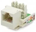 RJ11 Telephone Snap-In Modular Jack Module - White : Amazon.ca: Electronics