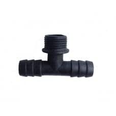 Greenage ' T' Connector with 3/4 inch Male Threaded Outlet and Barbed ...