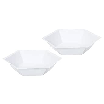 PATIKIL Hexagonal Weigh Boats, 2 Pack Plastic Large Scale Trays Powder ...