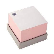 Office Depot Notepad Block With Pen Holder, 3" x 3", 1,200 Pages (600 ...