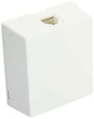 Leviton 4625A-26W Type 625A2 Telephone Surface Wall Jack - White ...