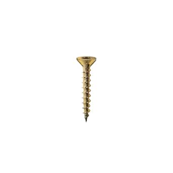 Nuvo Iron - #8 Construction Screw, 1-1/4", T25 Torx Head, Yellow Zinc ...