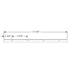 3'0 Basic Composite Adjustable Sill Cap for a Therma-Tru Door - Durable ...