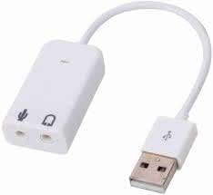 Dulce Original USB Sound Card 7.1 Channel Audio Mic Adapter - USB to ...