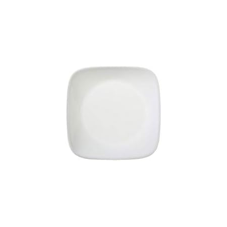 Amazon.com | Corelle Square Pure White 30-Piece Dinnerware Set, Service ...