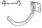 Gutter Shank & Circle #10 Combo Hanger, Half Round, Galvanized, 5-In ...