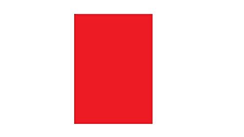 SHARMA BUSINESS™ A4 Red Color Sheet for Art and Craft Set of 20 Sheets ...