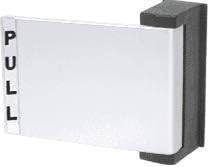 CRL Satin Chrome Finish Universal Push-Pull Paddle Handle Pull To Left ...