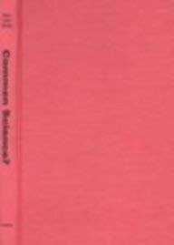 Common Science?: Women, Science, and Knowledge : Barr, Jean, Birke ...