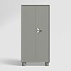 GODREJ INTERIO Storwel® M2 2-Door Steel Almirah (Prince Grey) (1-Year ...