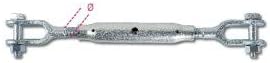 Beta 80090530 Model 8009 TZ M30 Turnbuckle, Pipe Body, Din 1478 ...