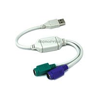 USB to PS/2 Dual PS2 Converter Adapter - Beige : Amazon.in: Computers ...