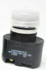 LEDTRONICS RPLH16-02-06-02 REAR Mount 16MM (5/8") Mount, MILKY LENS ...