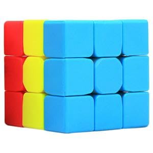 CUBEMATE Tri-Colour 3x3x3 Z-Cubes Magic Cubes : Amazon.in: Toys & Games