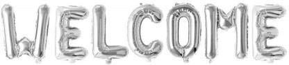 Welcome Foil Balloon Welcome Baby/Inauguration Party Decoration Welcome ...
