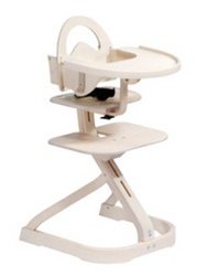 Amazon.com : Svan Wooden High Chair, White, Pink : Baby