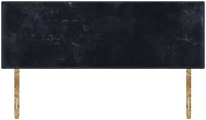 SANA SLEEP Plain Naples Suede HeadBoard - Luxury 20" Upholstered Design ...