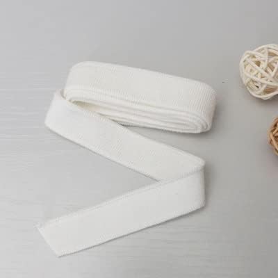 Amazon.com: Ribbed Knit Fabric 2CM Wide Solid Color Soft Ribbed ...