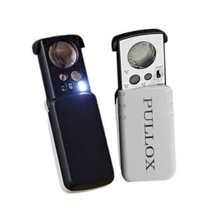 PULLOX GEOLOGIEST Choice Jewelry Loupe Magnifier with led/UV / 3 ...