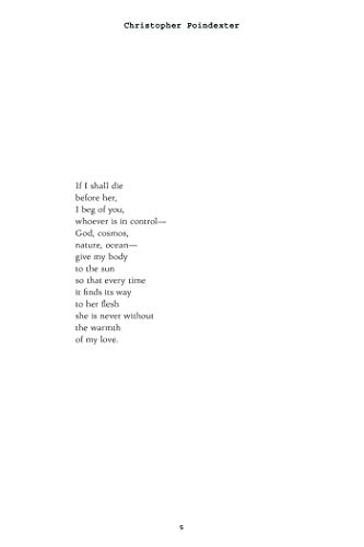 Best Poetry Christopher Poindexter