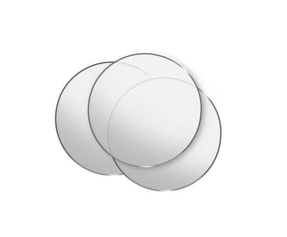Amazon.com: Franklowe Clear Plastic Desk Buttons-Qty 100 : Home & Kitchen