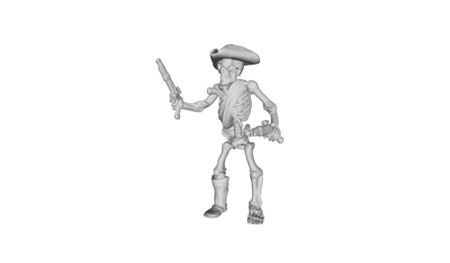 Amazon.com: Printle KM Homme 160-Spooky Scary Pirate Skeleton Standing ...