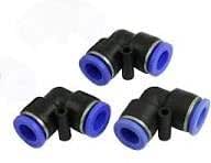 GK MART 8mm x 8mm equal elbow Pneumatic air line Connector Quick one ...