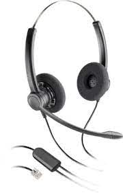 Plantronics Practica SP12 RJ 9 Wired Over the Ear Headset with Mic ...