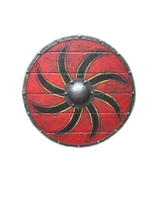 Medieval Viking Round Armor Shield Templar Round Shield For Roleplay ...