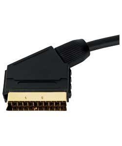 Consoletronic 1.5m Scart Cable Scart Lead Wire Plug to Plug 24k Gold ...