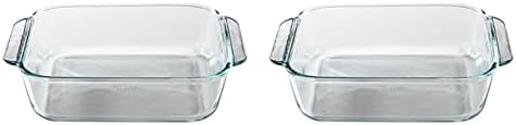 Pyrex Basics 8-Inch Square Baking Dish, Clear Set of 2 : Amazon.ca: Home