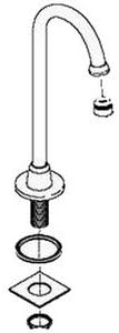 Delta Faucet RP7457 Spout Assembly, Chrome - Faucet Escutcheons ...