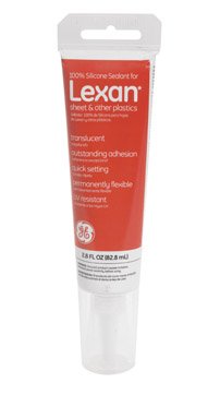 GE Clear Silicone Lexan Sealant 2.8 oz.: Amazon.com: Industrial ...
