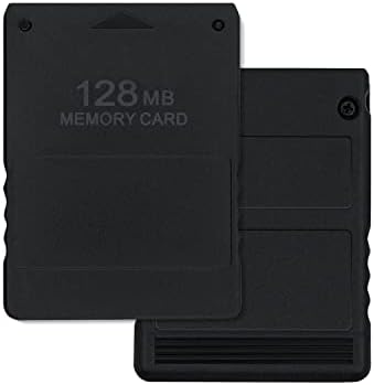 Mcbazel PS2 Memory Card 128MB, 128MB Memory Card for Playstation 2 PS2 ...