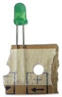 LUMEX SSL-LX5093LGD-TR LED, GREEN, T-1 3/4 (5MM), 30MCD, 565NM (1 piece ...