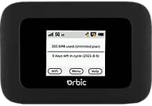 Amazon.com: Orbic Speed 5G UW Mobile Hotspot RC400L : Electronics