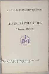 The Fales collection : a record of growth: Winterich, John T.: Amazon ...