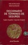 Diccionario de términos de seguros : inglés-español, spanish-english ...