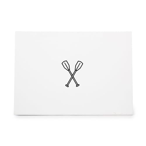 Amazon.com: Oars Rowing Boat River Ream, quality rubber stamp, ideal ...