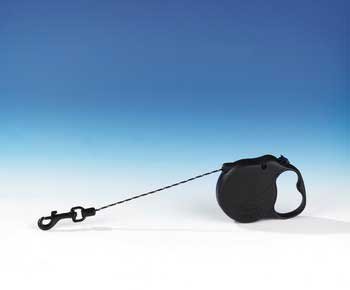 Flexi 10-Feet Small Animal Leash, 18-Pound, Black : Amazon.in: Pet Supplies
