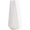 Amazon.com: 12 Inch White Marble Ceramic Flower Vase Home Decor Vase ...