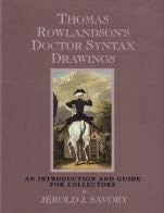 Thomas Rowlandson's "Doctor Syntax Drawings": An Introduction and Guide ...