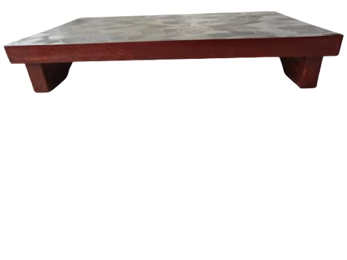 Wooden Pooja Chowki, Pooja Patla, Pooja Asana, Small Stool for Sitting ...