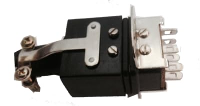 PESCO Bakelite 1.25 KW 240 Volts 6 Pin RG Plug Socket (100 Pcs, Black ...