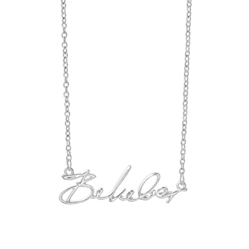 Justin Bieber Belieber Script Ketting - Followfamous.nl