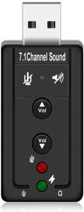 USB Sound Card Adapter |USB Sound Card for pc, External Stereo Sound ...