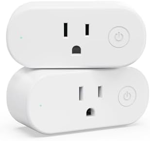Amazon Basics Smart Plug, Works with Alexa Only, 2.4 GHz Wi-Fi, No Hub ...