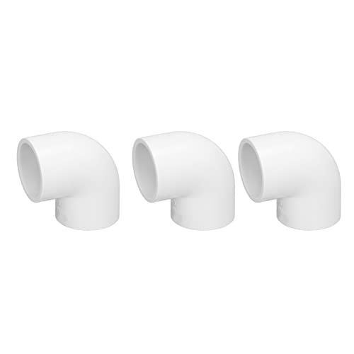 12 Piece PVC Pipe Fitting Kit 90 Degree Elbow Coupling Adapters 2 Way ...