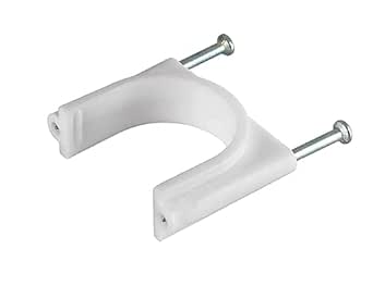 On Blow Double Nail Pipe Cable Clip Wire Fastener with Metal Nails ...